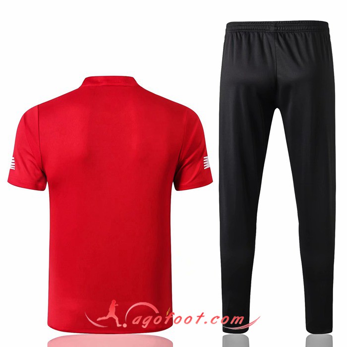 Nouveau Training T-Shirts FC Liverpool AXA + Pantalon Rouge 19 20