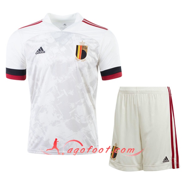 Ensemble Maillot Foot Belgique Exterieur + Short 20 21