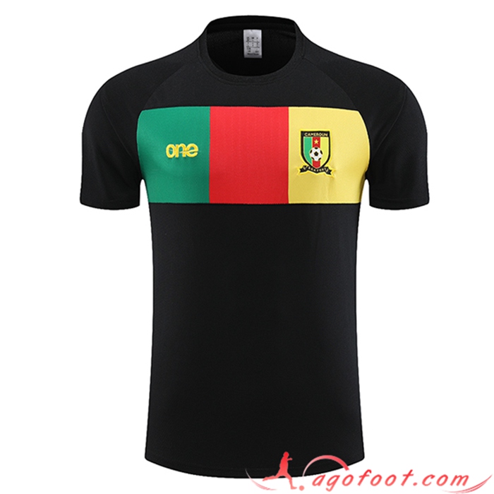 Les Training T-Shirts Cameroun Noir 2023/2024