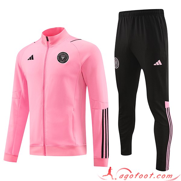 Acheter Un Ensemble Survetement de Foot - Veste Inter Miami CF Rose ...